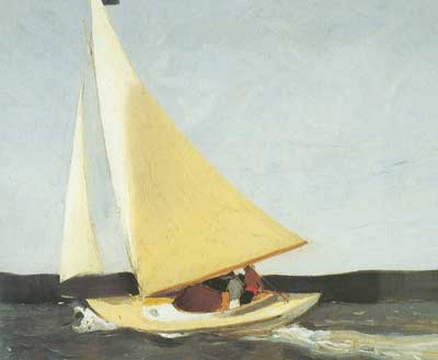 Edward Hopper - Sailing Painting On The Wall | Galerie Dada